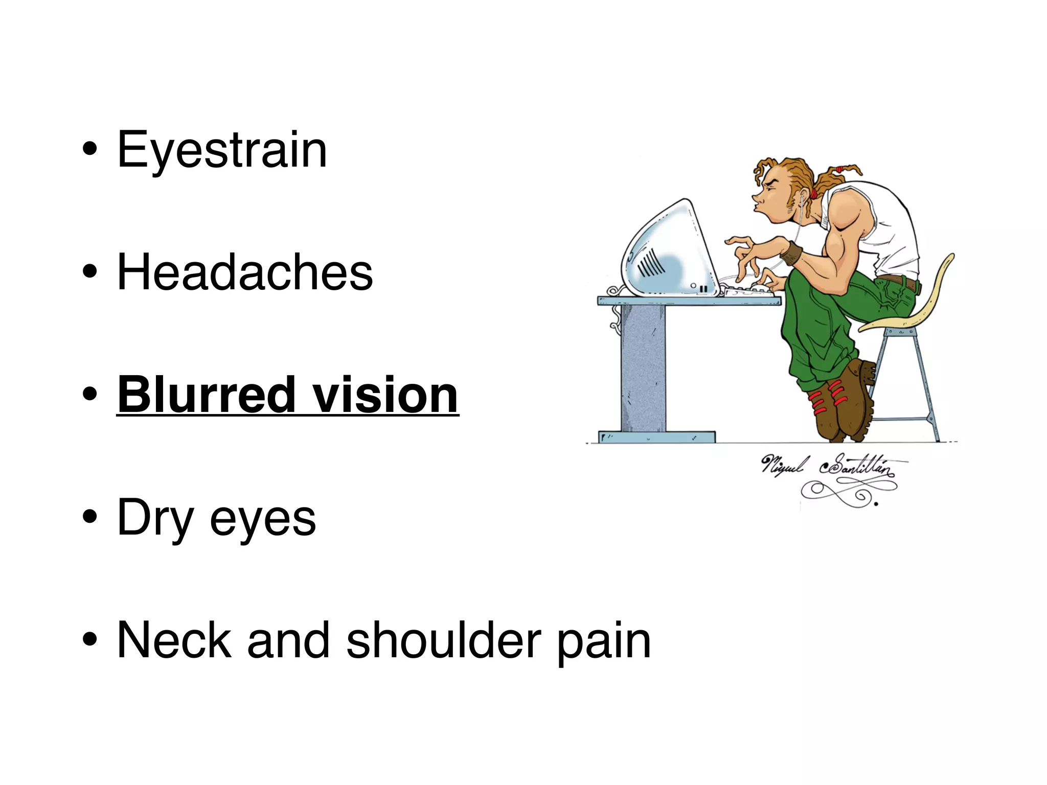 Computer vision syndrome | PPT
