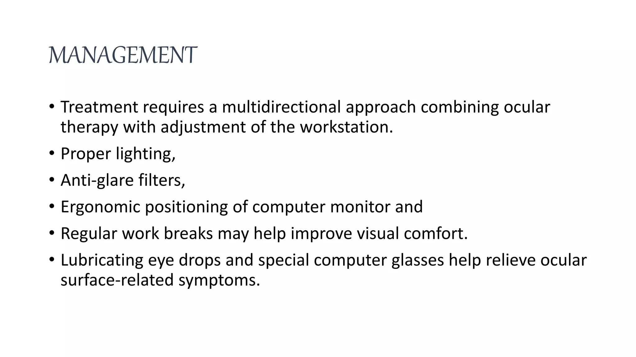 Computer vision syndrome | PPTX