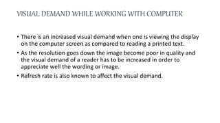 Computer vision syndrome | PPTX