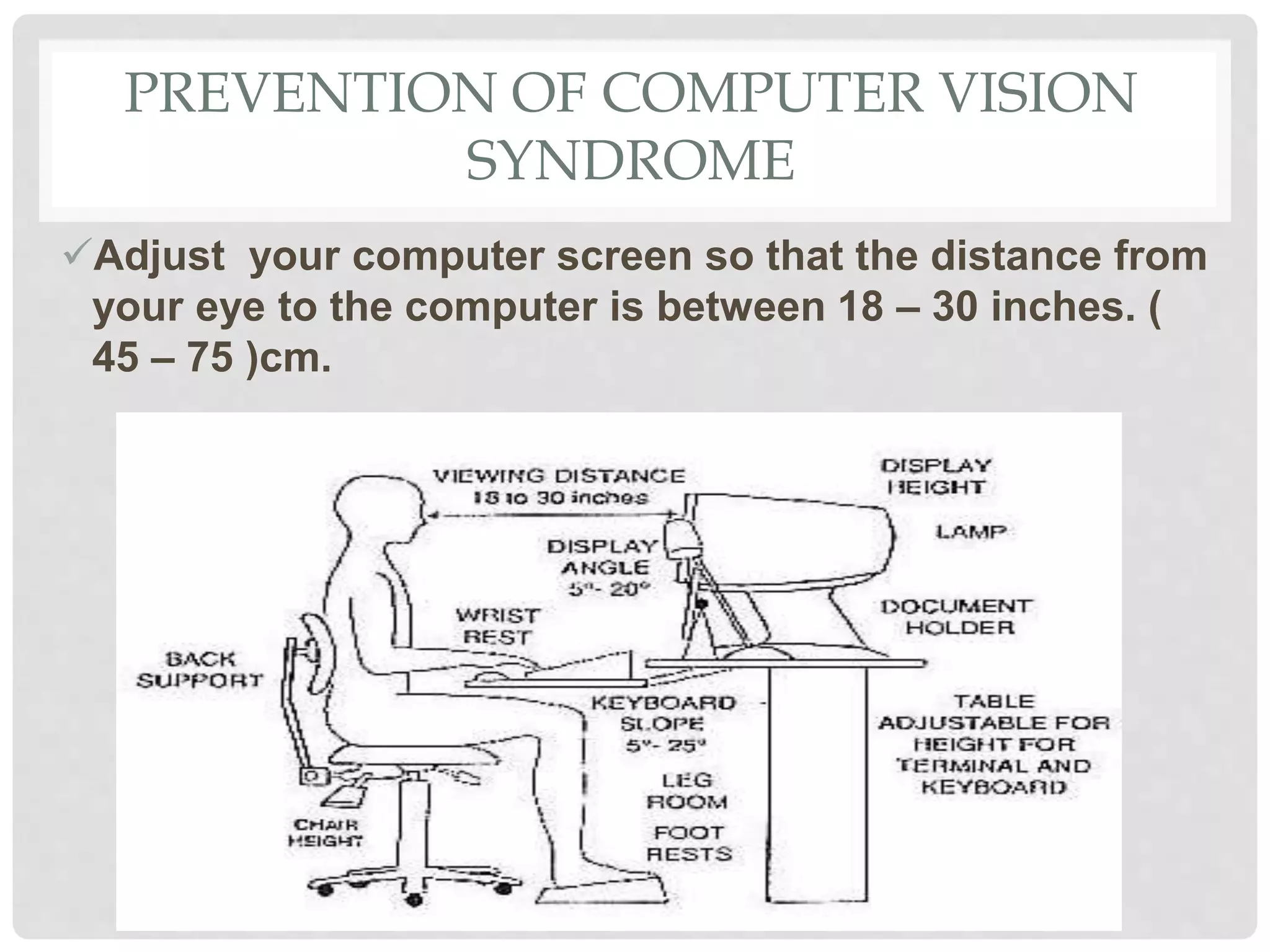 Computer vision syndrome document | PPTX