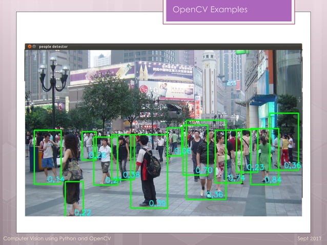 Computer vision and Open CV | PPT