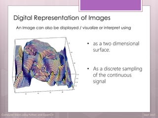 Computer vision and Open CV | PPT