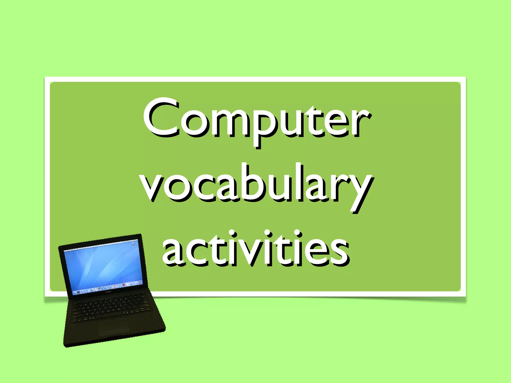 Computer vocab and this that these those | PPT | Computer Peripherals ...