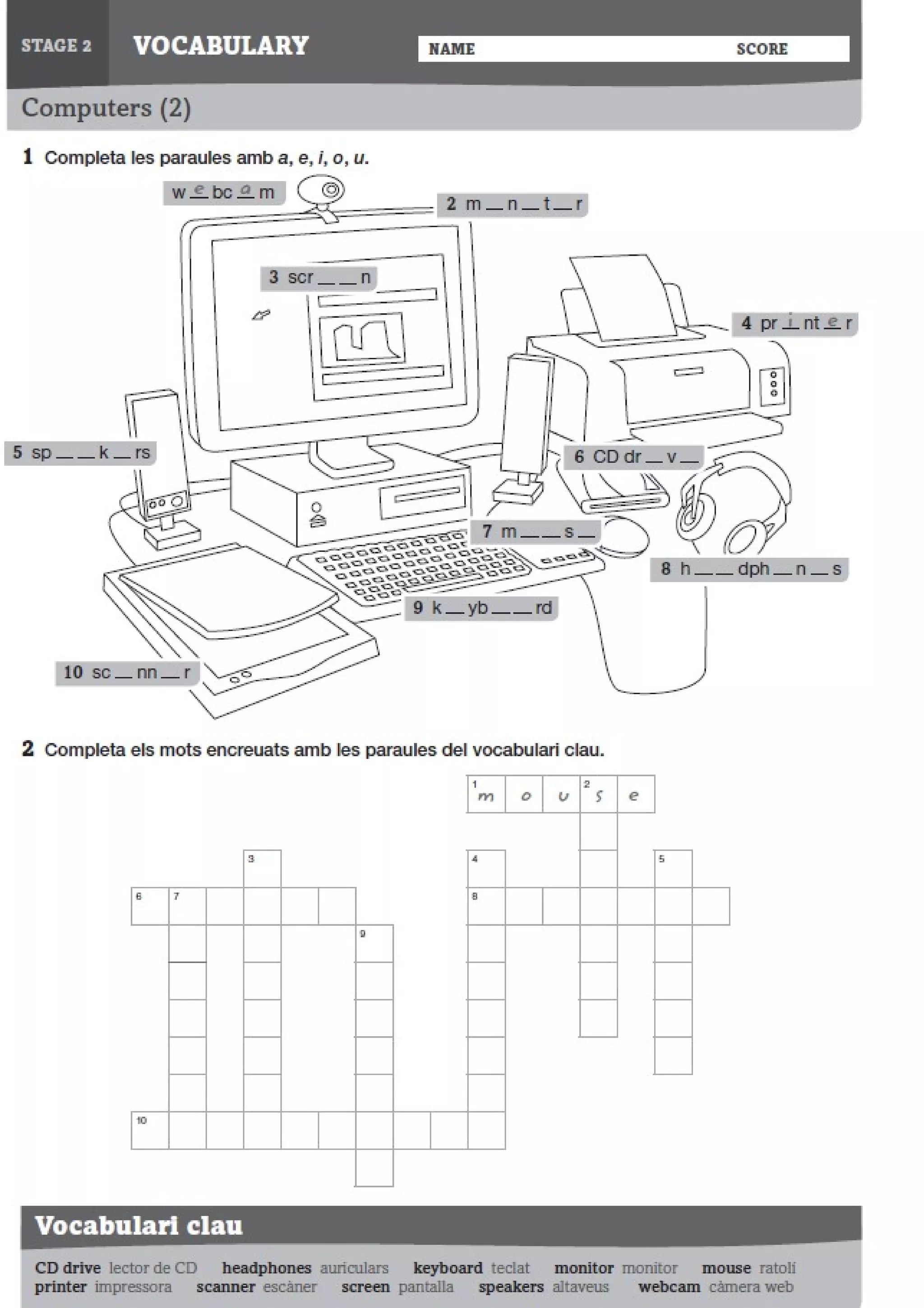 Computer vocabulary | DOC