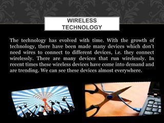 Computer wireless trends | PPT | Free Download