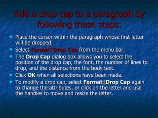 Computer Word Lec2 | PPT