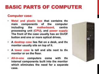 Computer workshop lecture 1 by Mohsin Rajpoot | PPTX