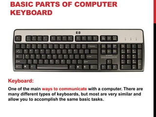 Computer workshop lecture 1 by Mohsin Rajpoot | PPTX