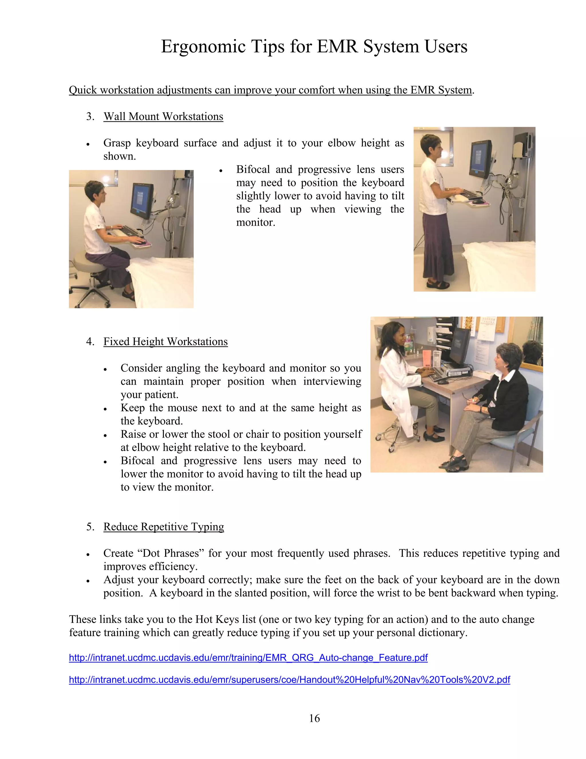 Computer Workstation Ergonomics | PDF