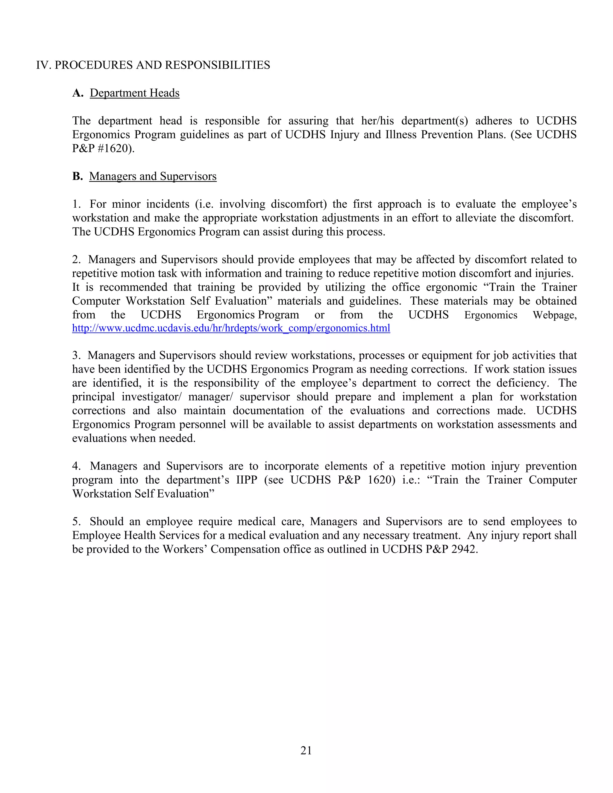 Computer Workstation Ergonomics | PDF