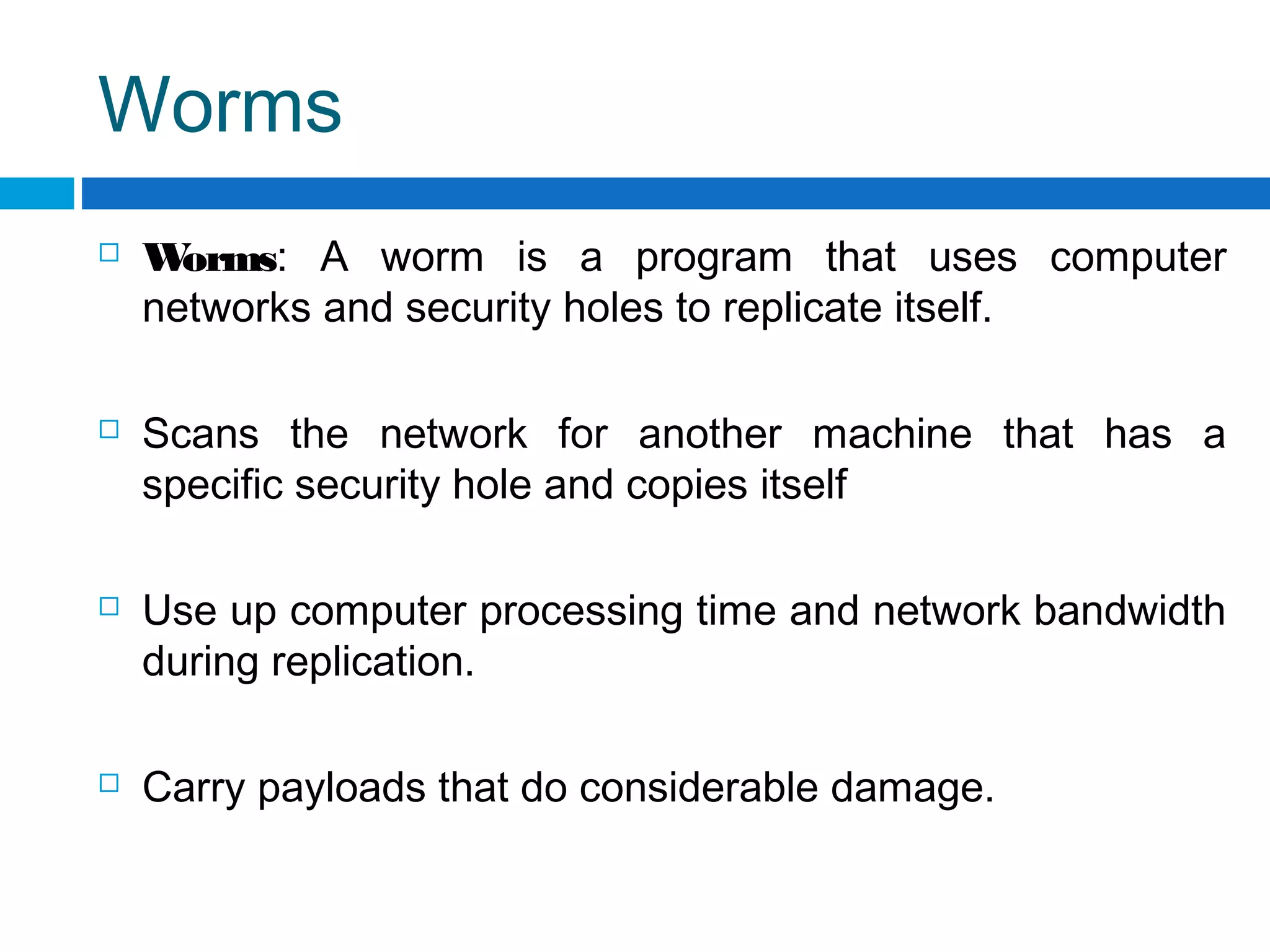 Computer Worms | Ppt