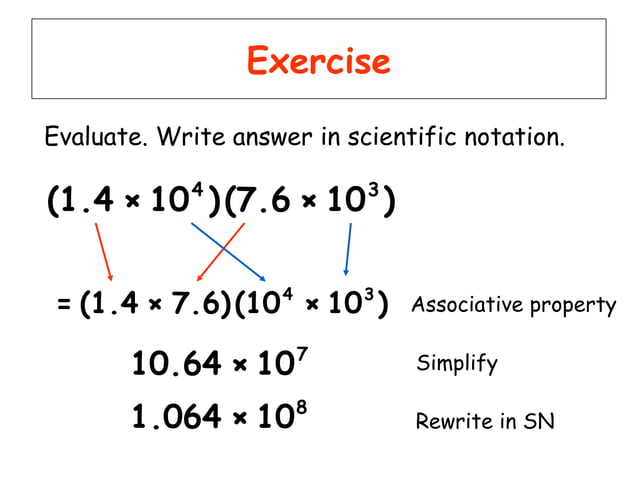 Compute with scientific notation | PPT | Physics | Science