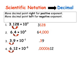 Compute with scientific notation | PPT