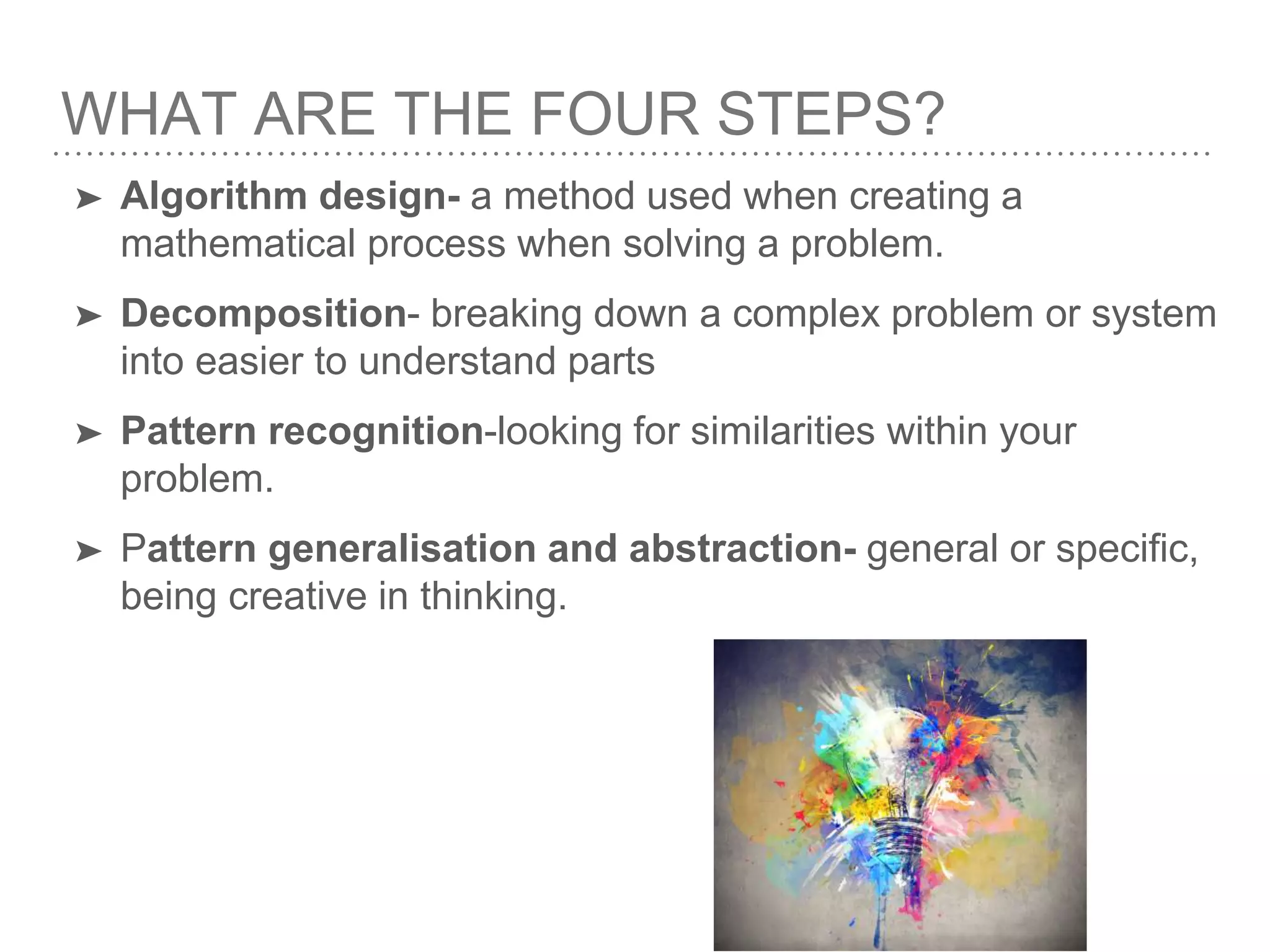 Computational Thinking By: Kaylee Bond | PPTX