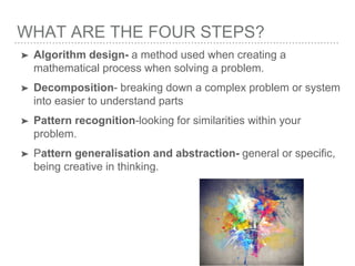 Computational Thinking By: Kaylee Bond | PPTX