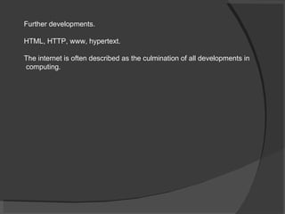 Computing History Part2 | PPT | Computing | Technology & Computing