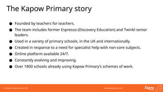Computing Presentation using Kapow in Primary | PPTX