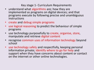Computing curriculum | PPT