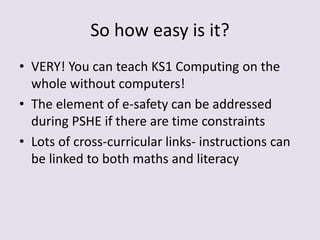 Computing curriculum | PPTX