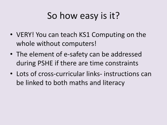 Computing curriculum | PPT