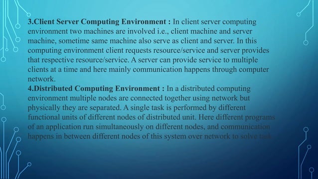 Computing Environments.pptx | Operating Systems | Computer Software and Applications