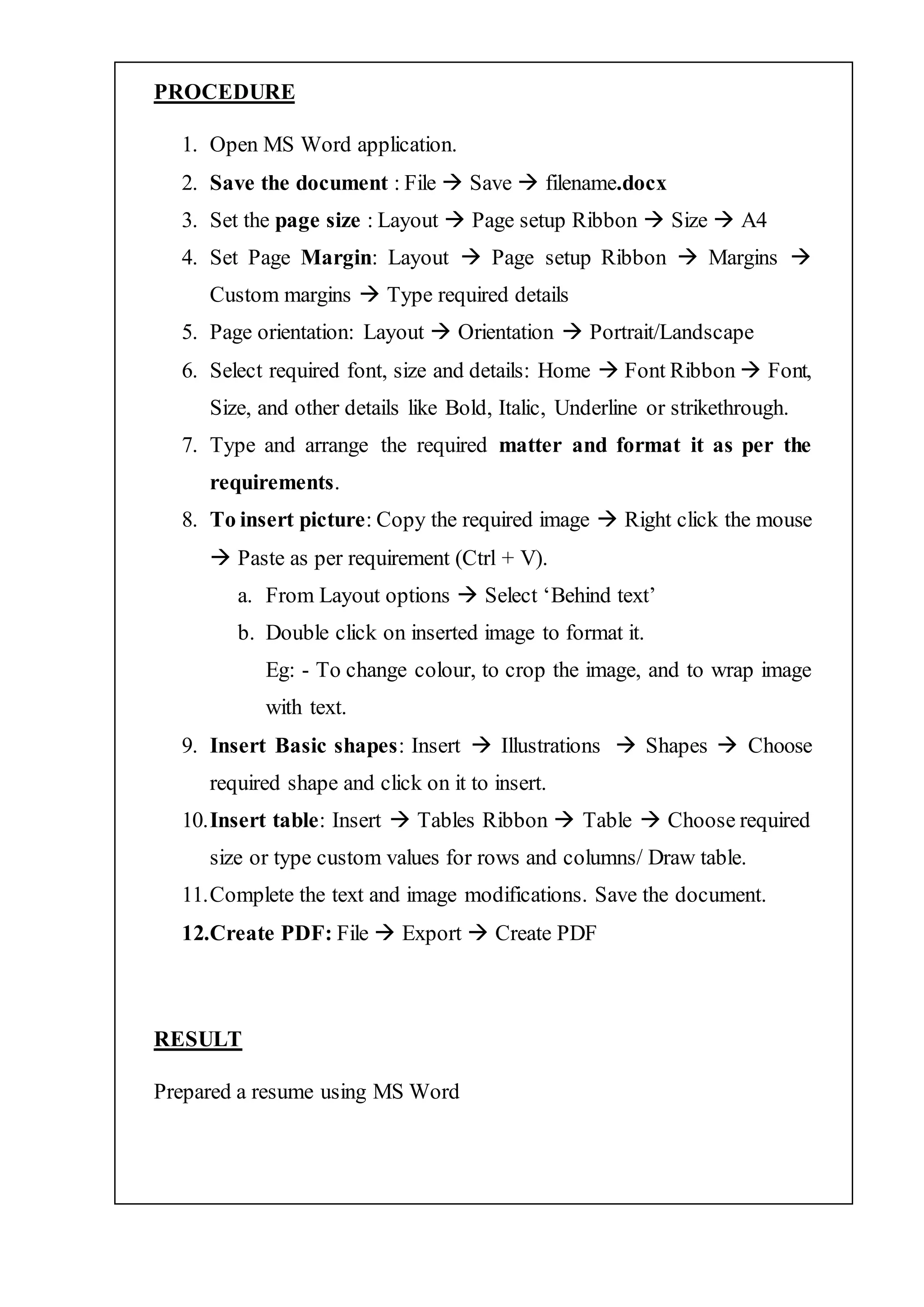 Computing fundamentals lab record - Polytechnics | DOCX