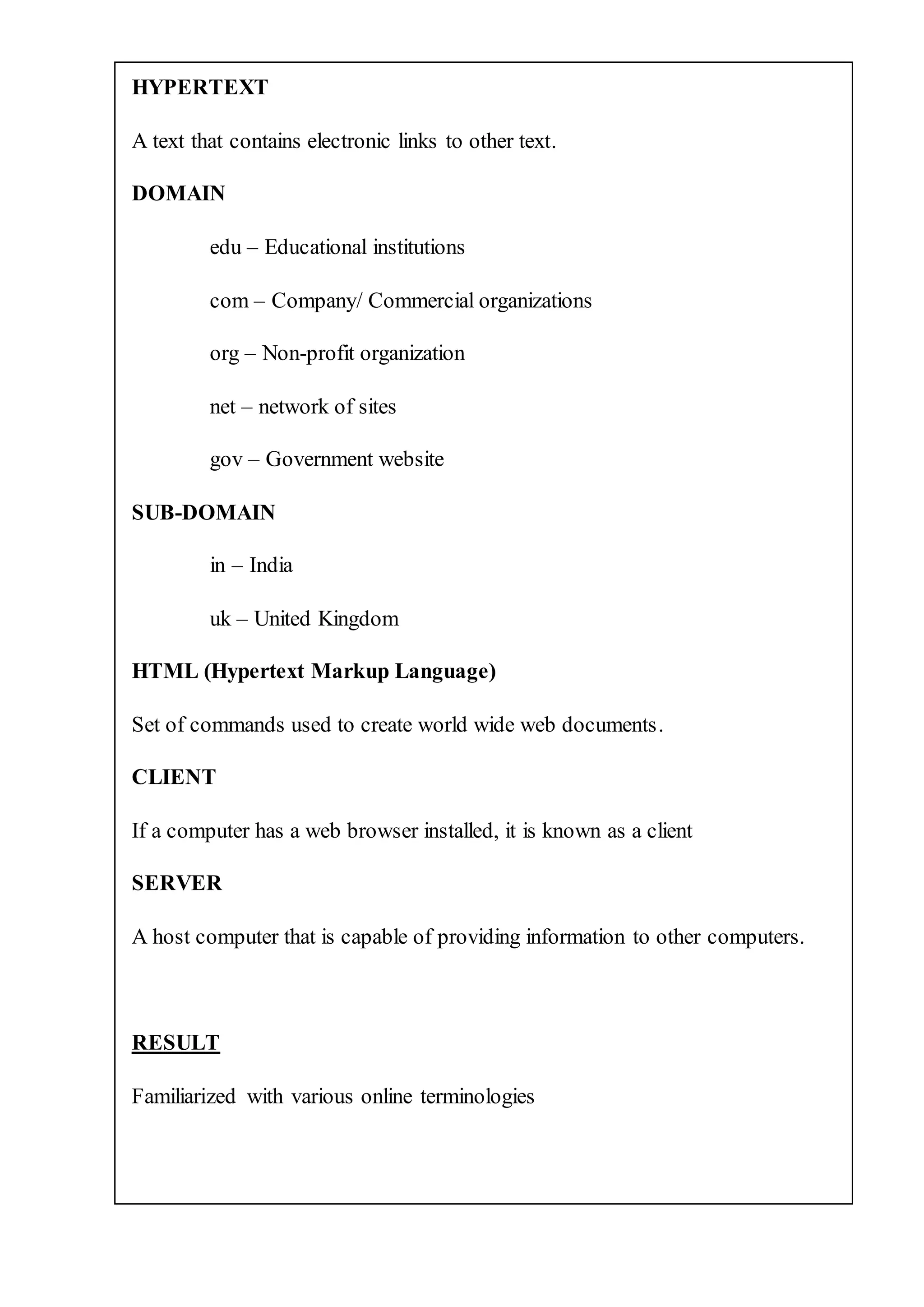 Computing fundamentals lab record - Polytechnics | DOCX