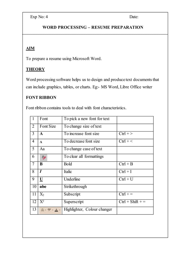 Computing fundamentals lab record - Polytechnics | DOCX | Computer Peripherals | Computing