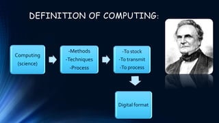 Computing history | PPTX