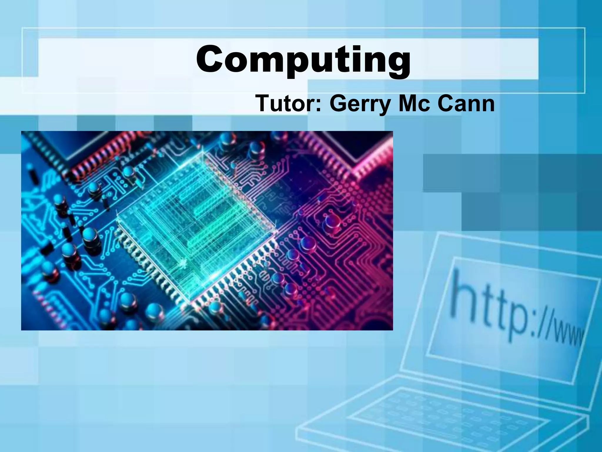 Computing presentation 2020 | PPTX