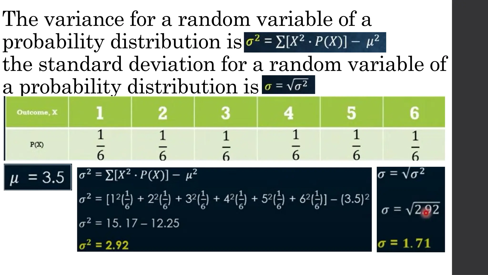 Computing Probability Corresponding to a given Random Variable.pptx Computing Probability Corresponding to a given Random Variable.pptx