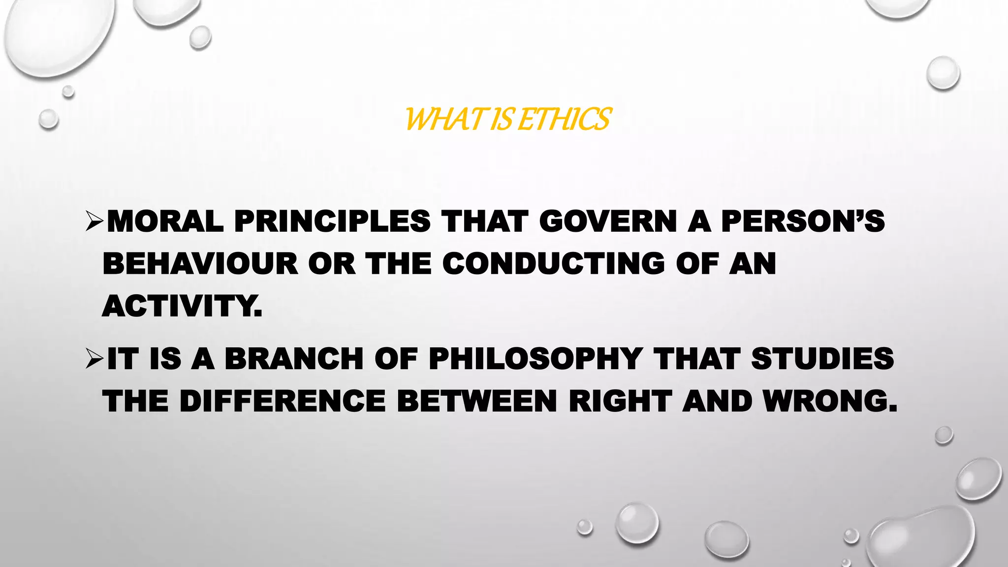 Ethics in Human Resource Management (HRM) of an Organisation | PPT