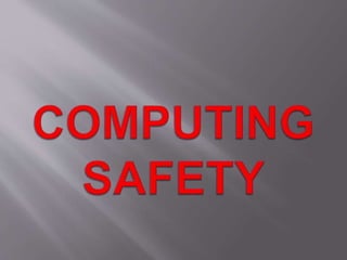 Computing safety | PPT
