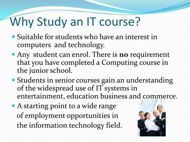 Subject Selection - Computer Studies* | PPT