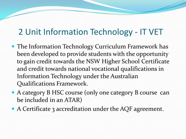 Subject Selection - Computer Studies* | PPT