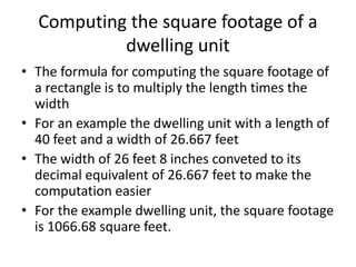 Computing the general lighting load for a dwelling | PPTX