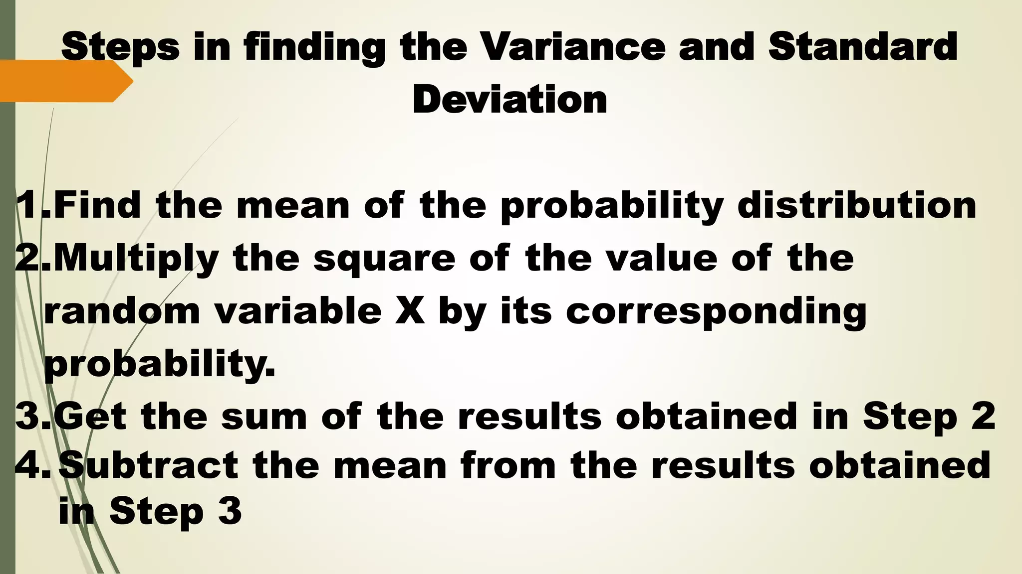 Computing the Variance of a Discrete Probability Distribution.pptx