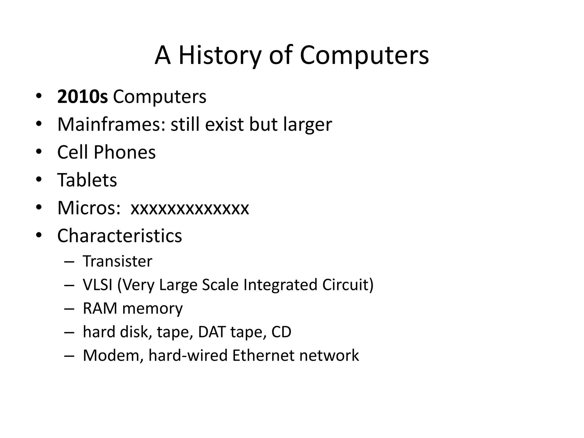 Computing through the ages | PPT
