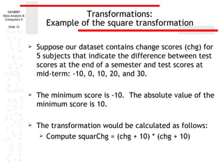 Computing Transformations Spring2005 | PPT