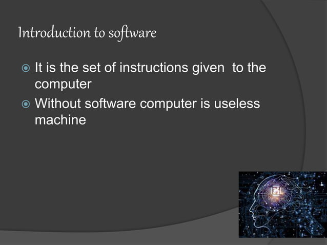 introduction to computer software and its types | PPT