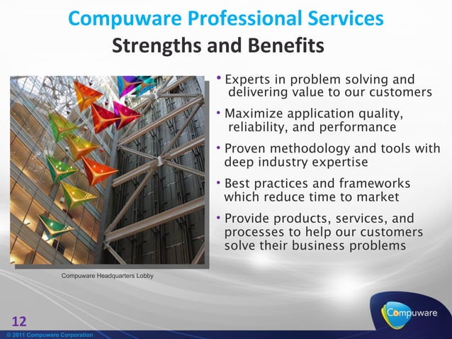 Compuware Professional Services Overview | PPT