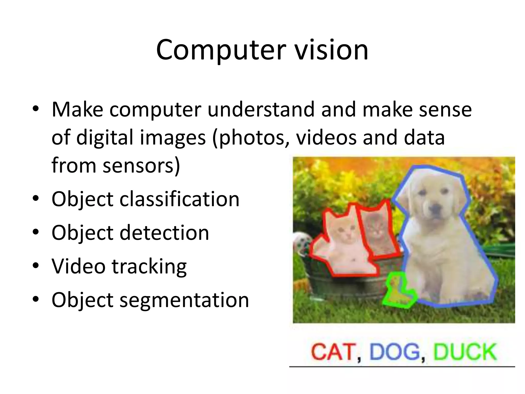 Introduction to computer vision with Convoluted Neural Networks | PPTX | Artificial Intelligence ...