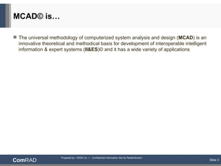ComRAD | PPT | Databases | Computer Software and Applications