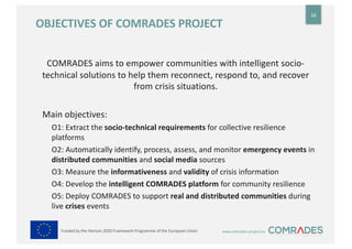 COMRADES project introduction | PPT