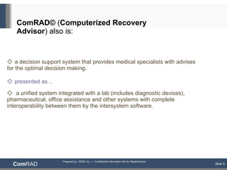 ComRAD via ANAMNESIS | PPT