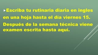 comprensión y redacción de ingles, educación | PPT