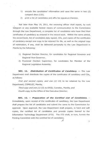Guidelines for Filing of Candidacy | PDF