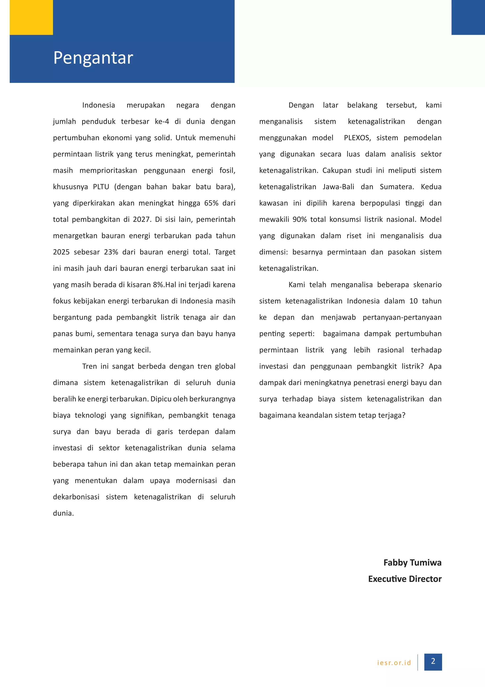 Rangkuman Peta Jalan Ketenagalistrikan Indonesia | PDF