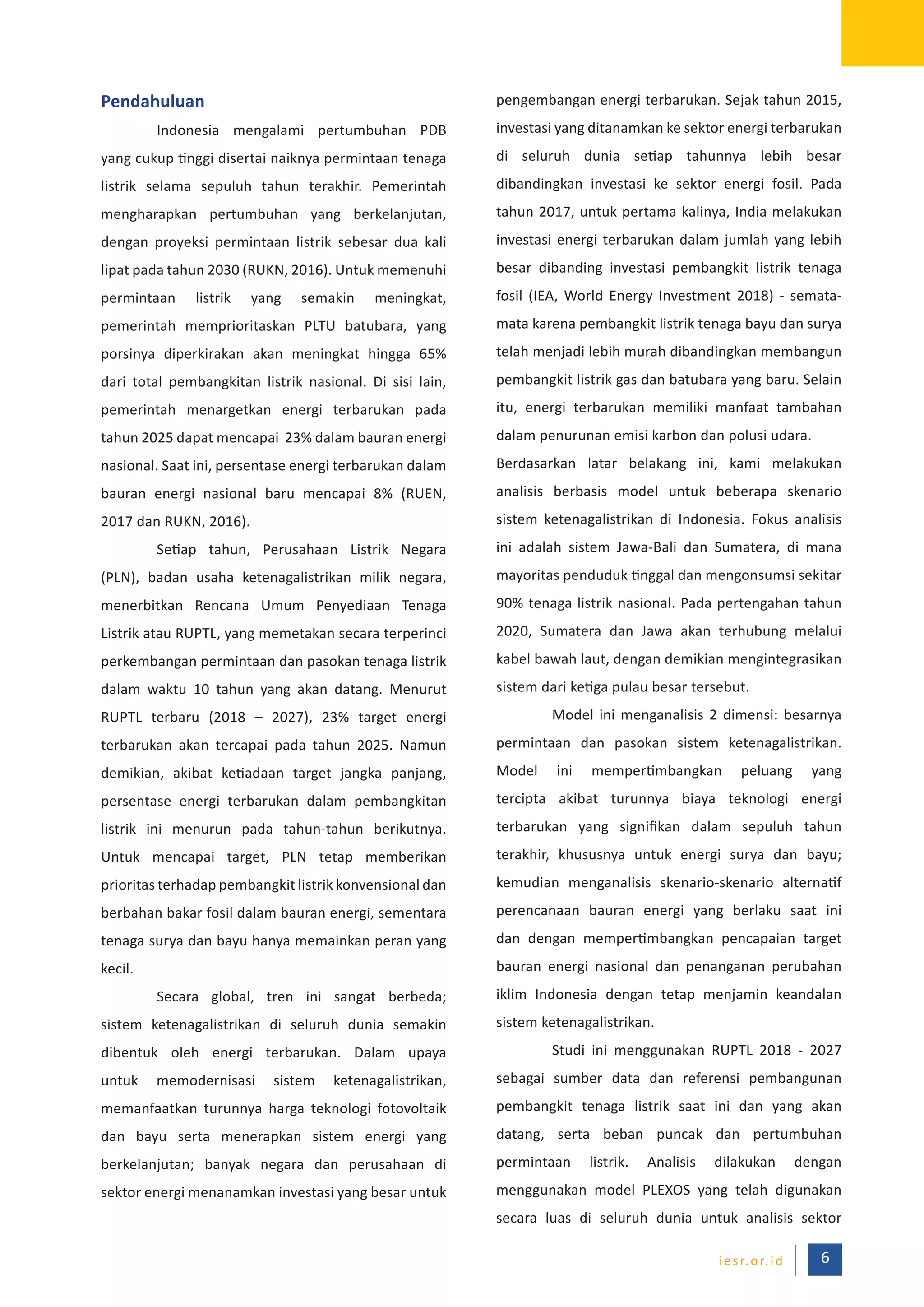 Rangkuman Peta Jalan Ketenagalistrikan Indonesia | PDF