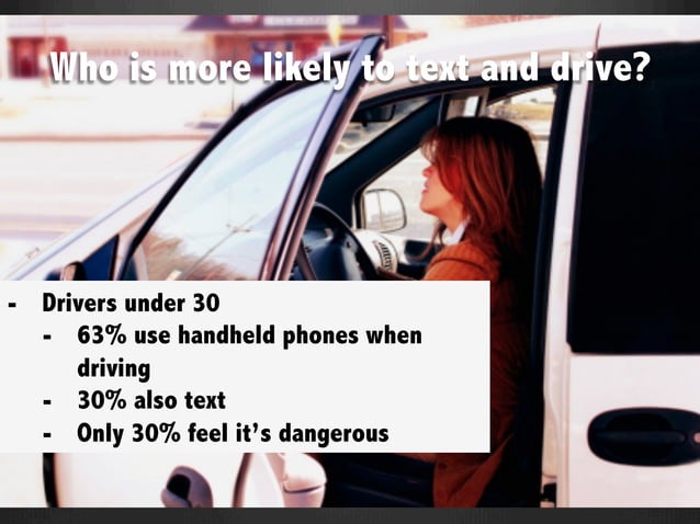 Don't Text While Driving | PDF | Auto Safety | Automotive